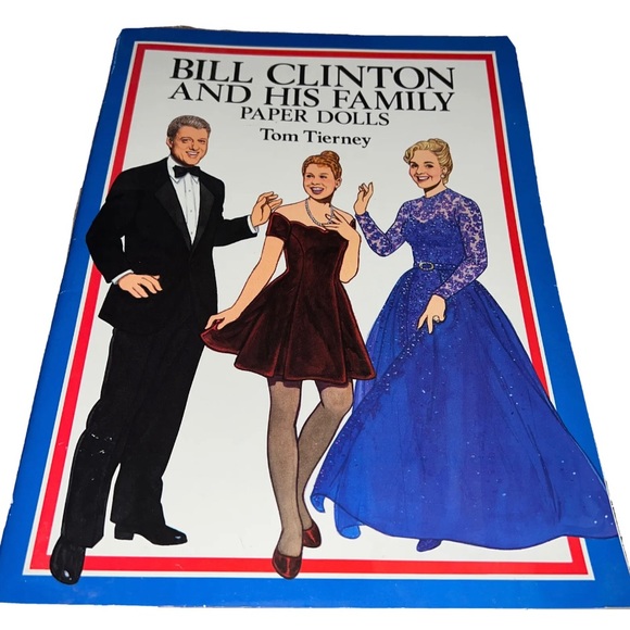 Accents | Bill Clinton And His Family Paper Dolls Dover President ...